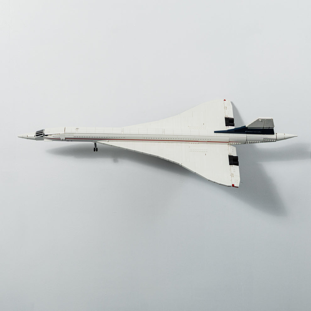 Angled Wall Mount for LEGO Concorde 10318 – Brickify