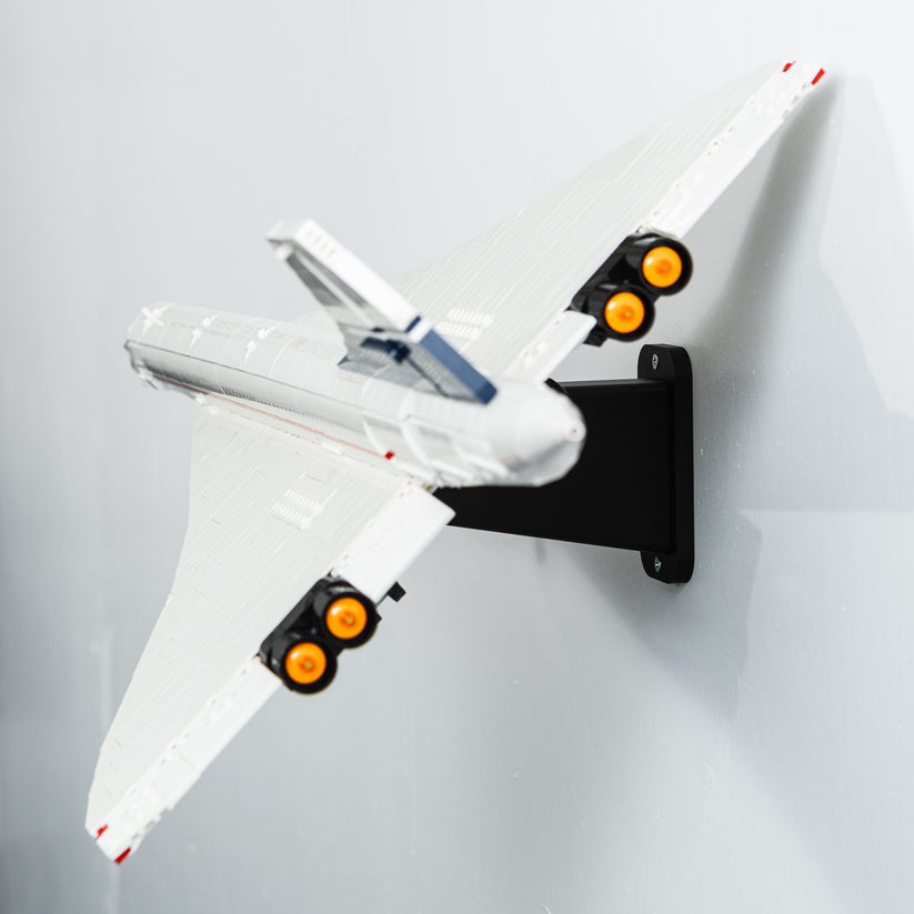 Angled Wall Mount for LEGO Concorde 10318 – Brickify